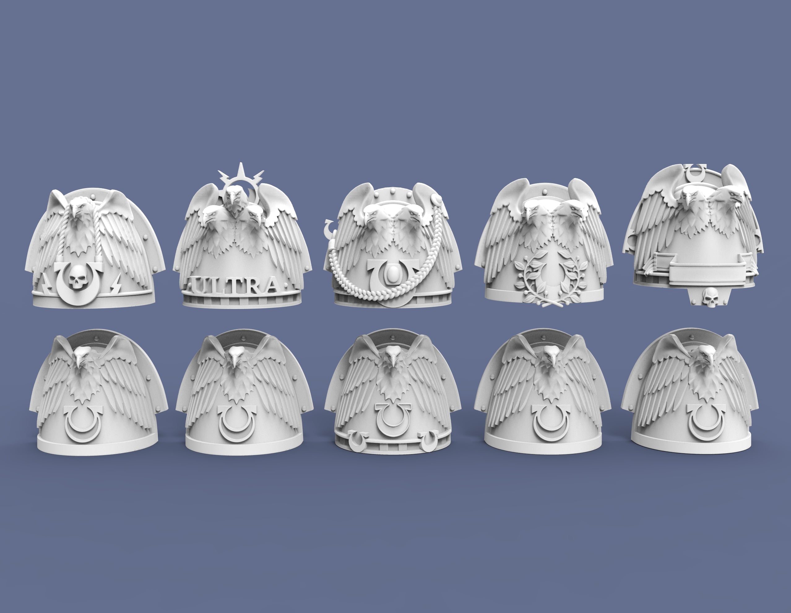 Space Astronaut Ultra Knight Shoulder Set 1 — Sovereign Printing