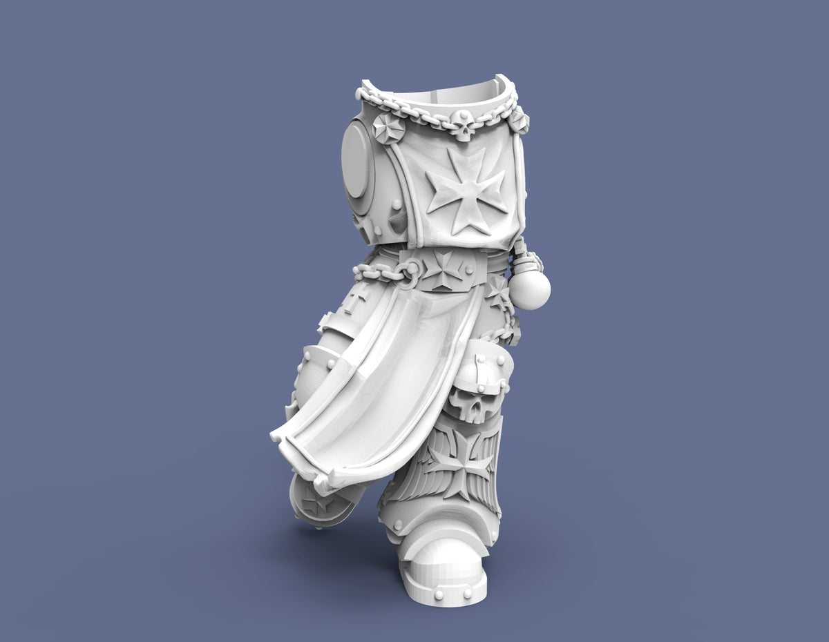 Space Astronaut Knight Templar Priest Body v1 — Sovereign Printing