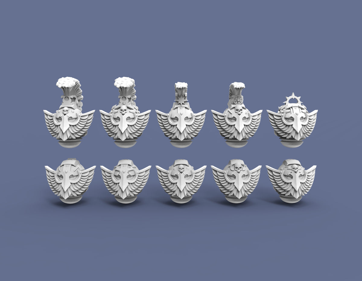 Space Astronaut Ultra Omega Parade Heads — Sovereign Printing
